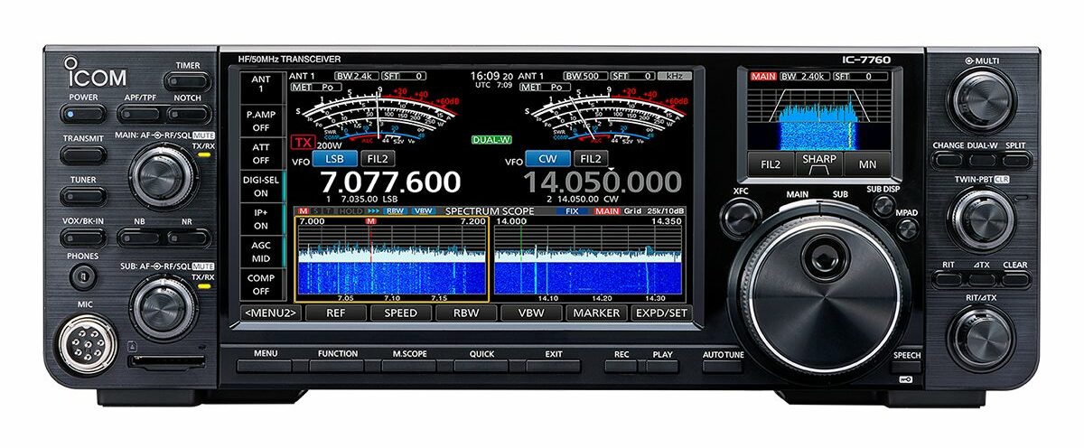 ICOM IC-7760 - Neuer 200 W HF+50 MHz Transceiver - DL-NORDWEST 2.0
