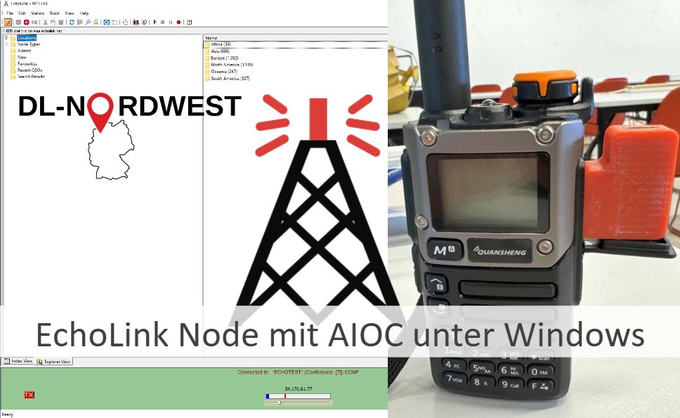 EchoLink Node mit AIOC unter Windows - DL-NORDWEST 2.0